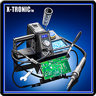 X-Tronic - Model 3020-XTS LED Soldering Station Complete Kit with 5 Extra Assorted Sizes/Styles ...